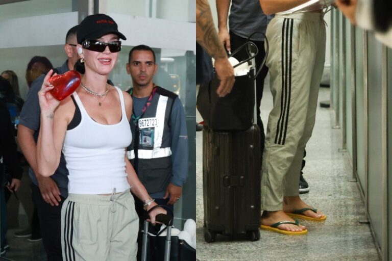 Katy Perry desembarca no Brasil; veja fotos