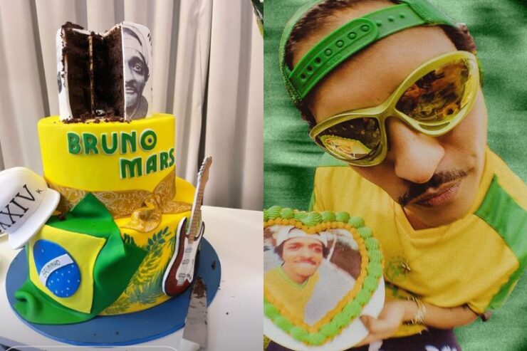 Veja como foi o aniversário de Bruno Mars no Brasil