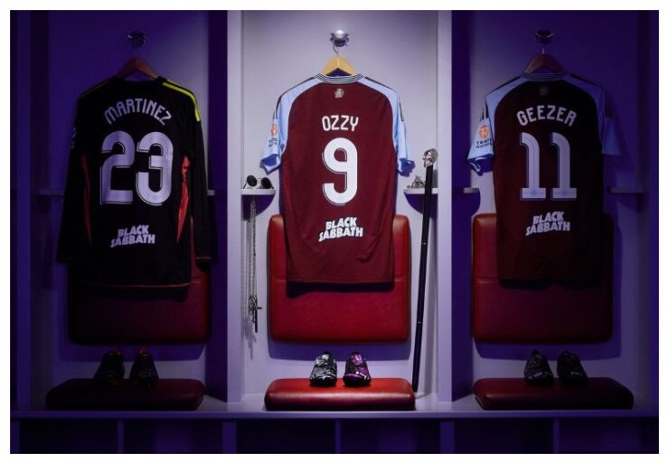 Black Sabbath e Ozzy ganham camisa e chuteiras personalizadas do Aston ...