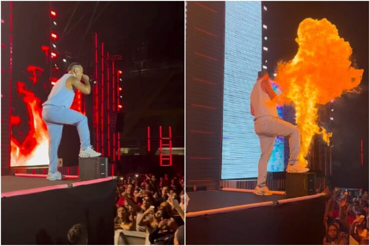 Vídeo: Major RD se queima durante show em festival no Rio - Billboard ...