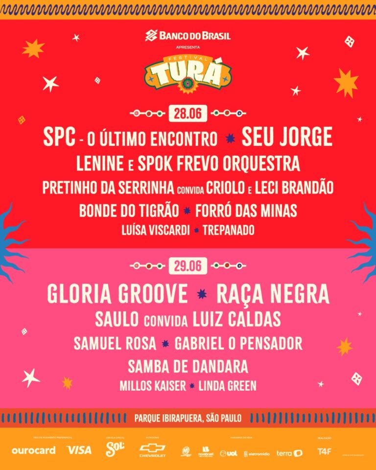 Veja o line-up do Festival Turá 2025 - Billboard Brasil