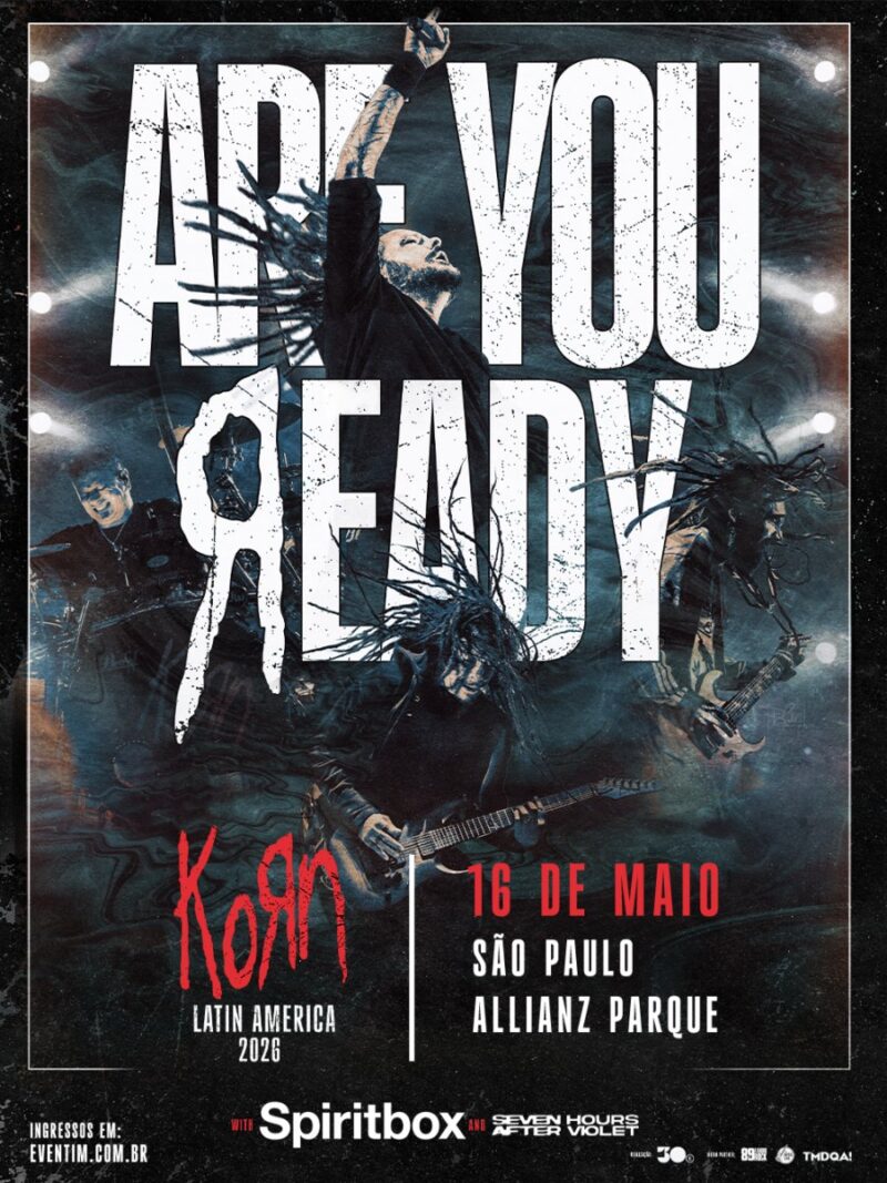 Korn anuncia show único no Brasil; veja detalhes